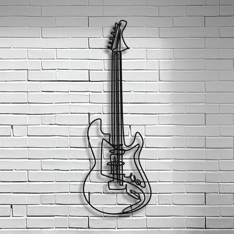 Metal Art Guitar - Etsy