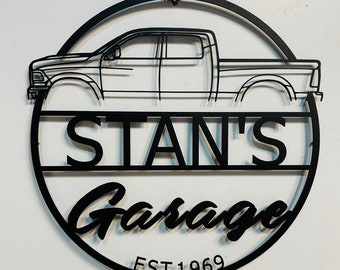 Cummins Theme Metal Wall Art , Cummins Metal Garage Sign , Cummins Gift ...