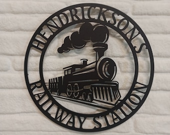 Old Metal Railroad Signs - Etsy