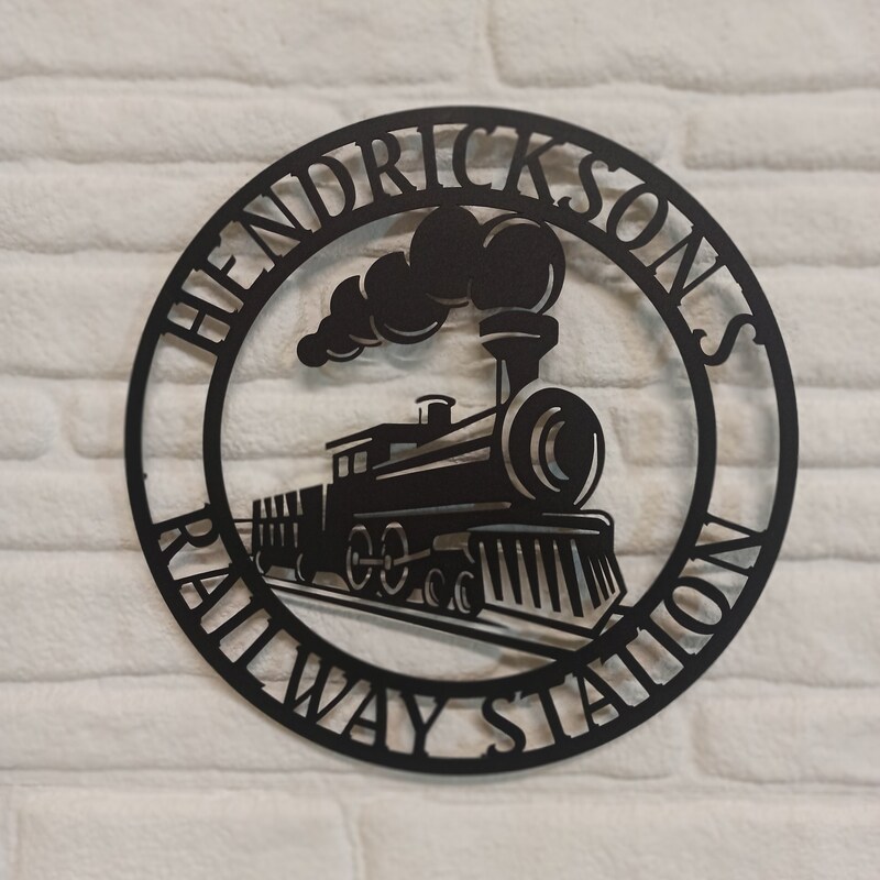 Train Sign - Etsy