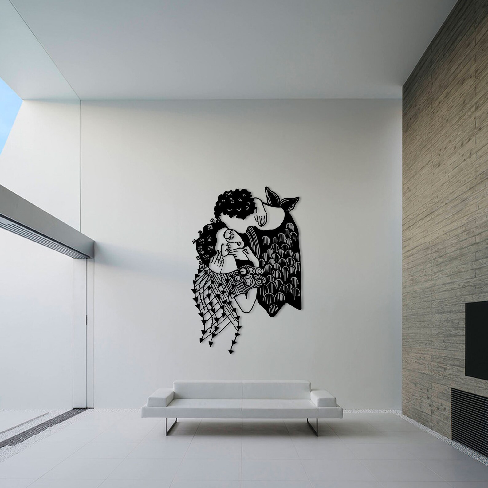 Klimt Kiss Metal Wall Sign Klimt Kiss Metal Wall Artgustav - Etsy