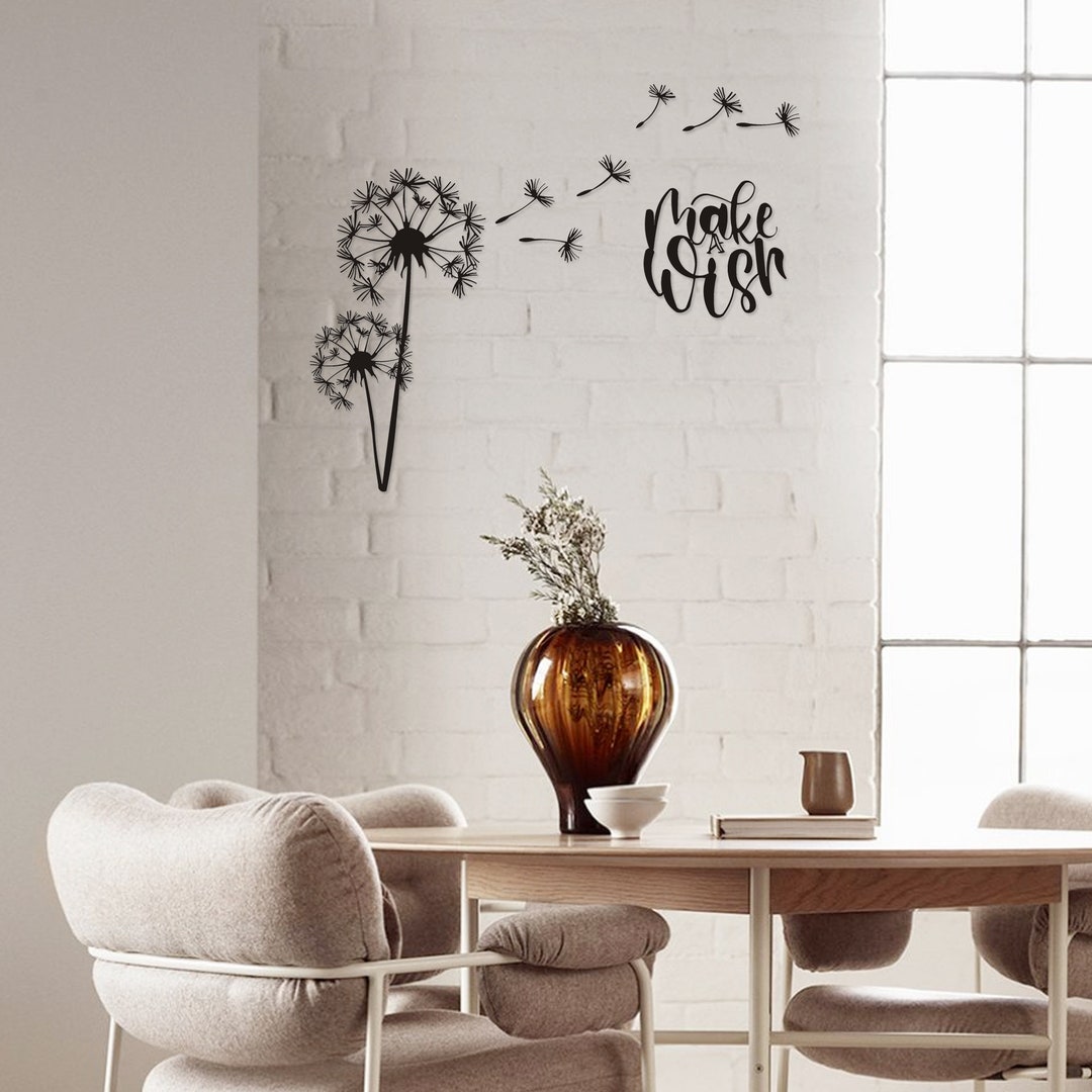Dandelion Metal Wall Art at Alison Mclemore blog