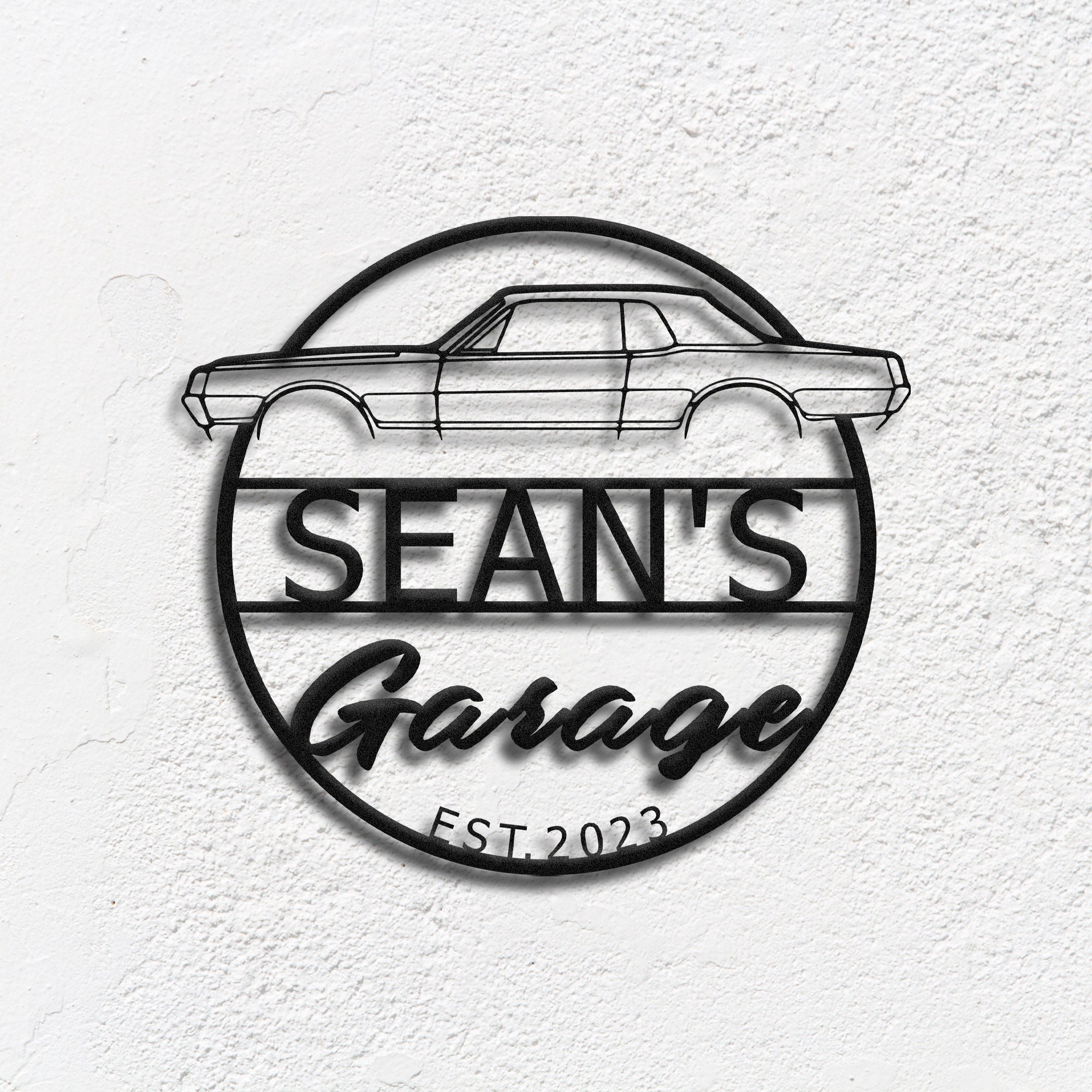 Custom 1967 Cougar Metal Garage Sign: Personalized Wall Art - Etsy