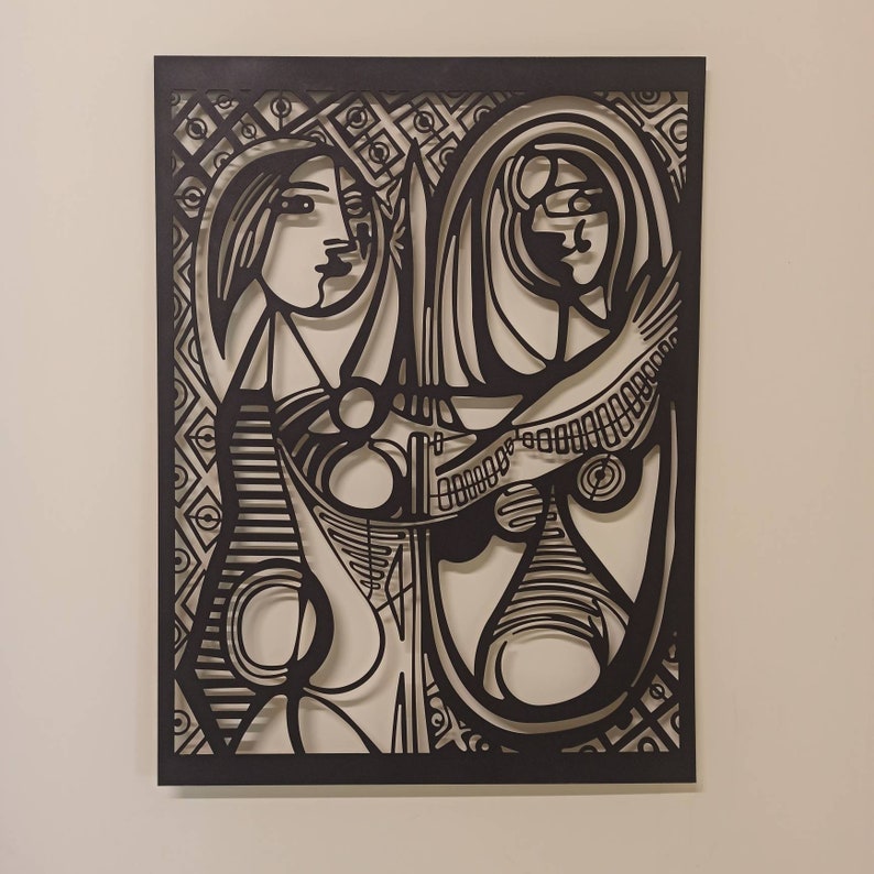 Pablo Picasso Girl Before a Mirror Metal Wall Art Picasso - Etsy