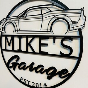 Custom Challenger Scat Pack Wide Body Theme Metal Wall Sign , Custom ...