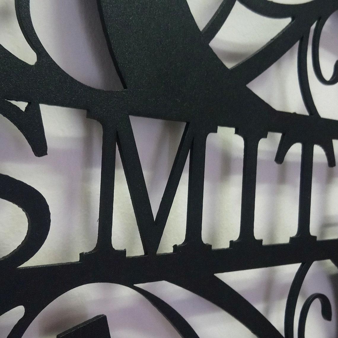 Family Name Metal Wall Sign Metal Monogram Wall Art - Etsy
