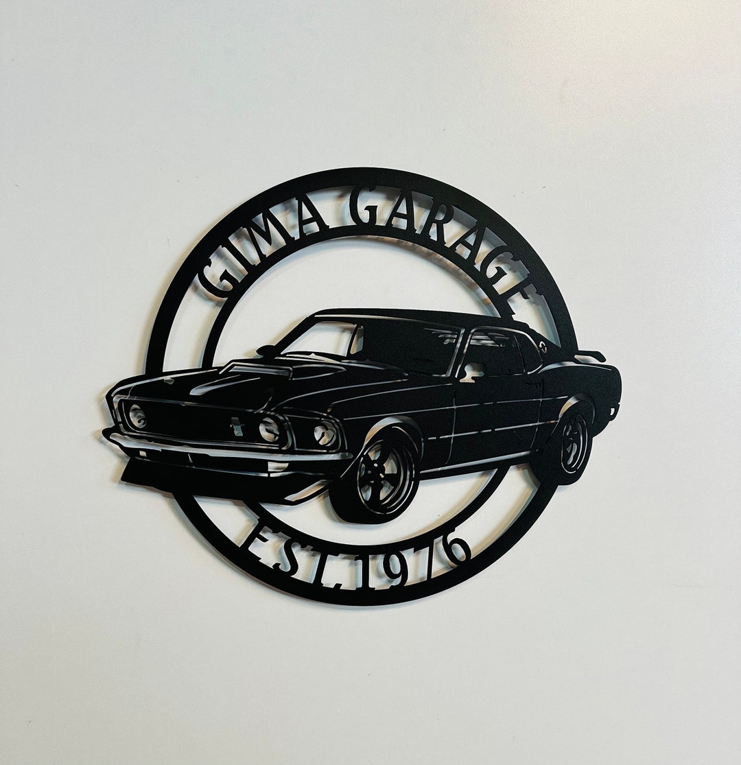 Custom 1969 Mustang Mach 1 Metal Garage Sign - Etsy