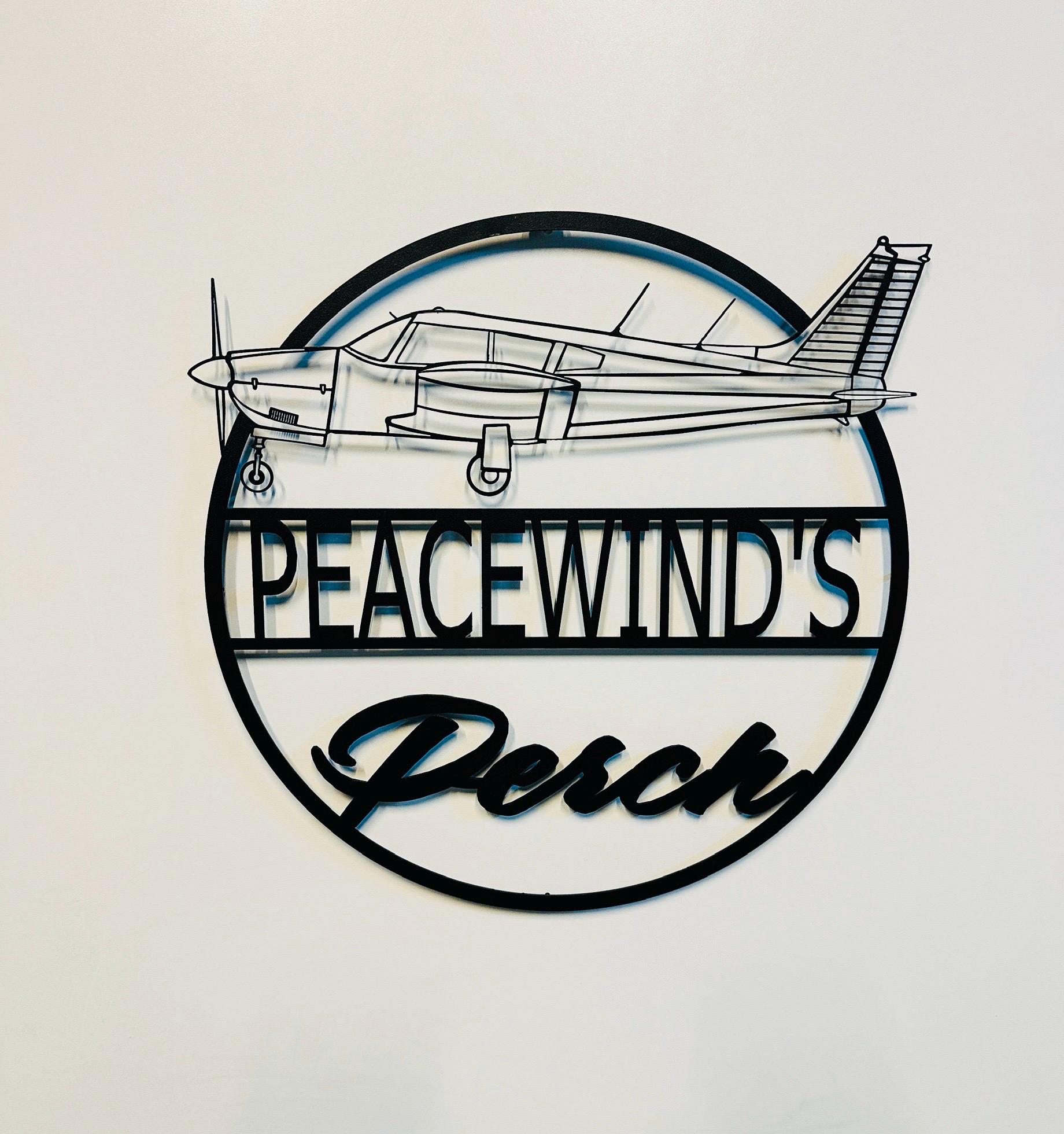 Custom Airplane Metal Sign: Aviation Theme Wall Decor - Etsy