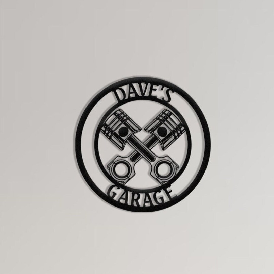 Custom Engine Theme Metal Wall Art Piston Theme Metal Sign - Etsy