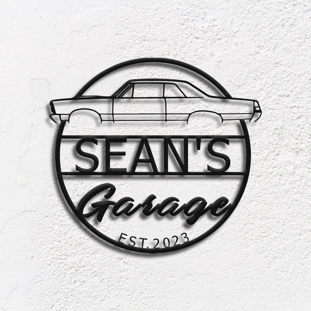 Custom Gto 1965 Theme Metal Wall Sign , Custom Gto 1965 Metal Decor ...