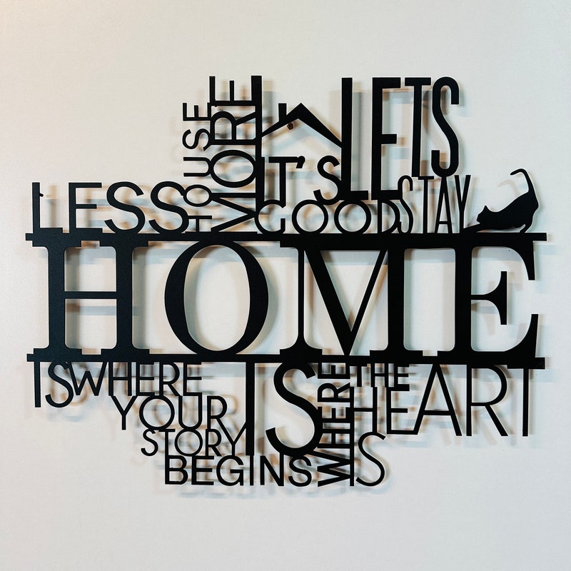 Less House More Home Sign - Etsy