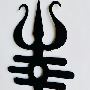 Trishula Metal Wall Art , Shiva Trishula Metal Wall Sign , Trident ...