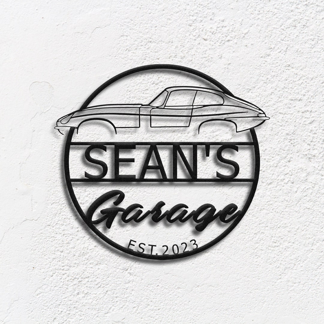 Custom E-type Theme Metal Wall Sign , Custom E-type Metal Decor ...