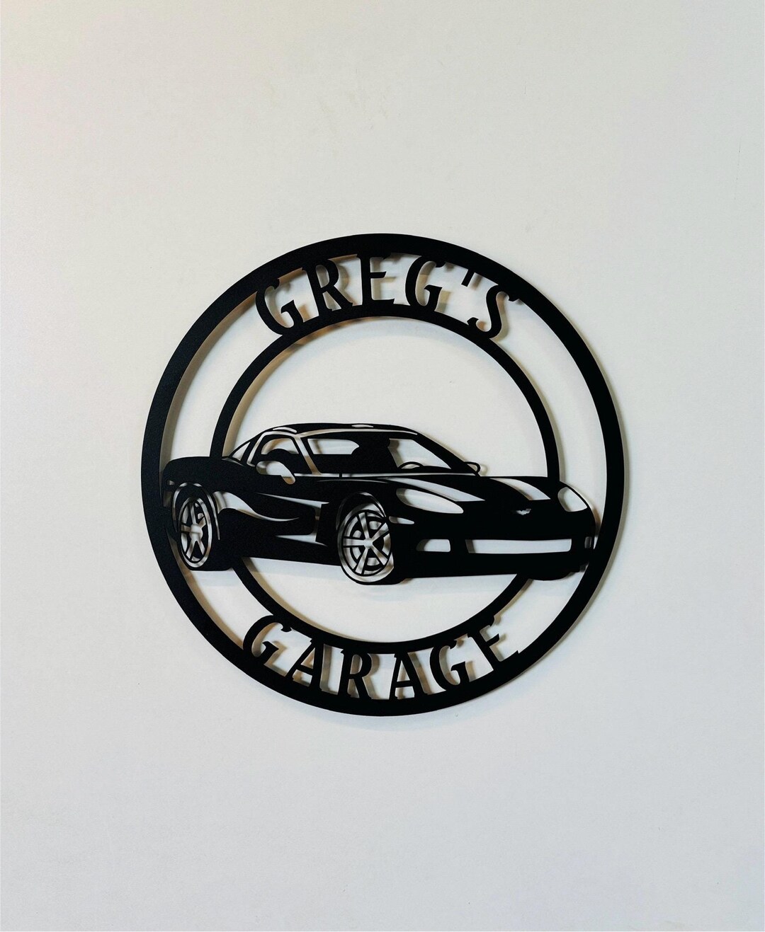 Custom Corvette C6 Theme Metal Wall Sign , C6 Metal Wall Art , Custom ...