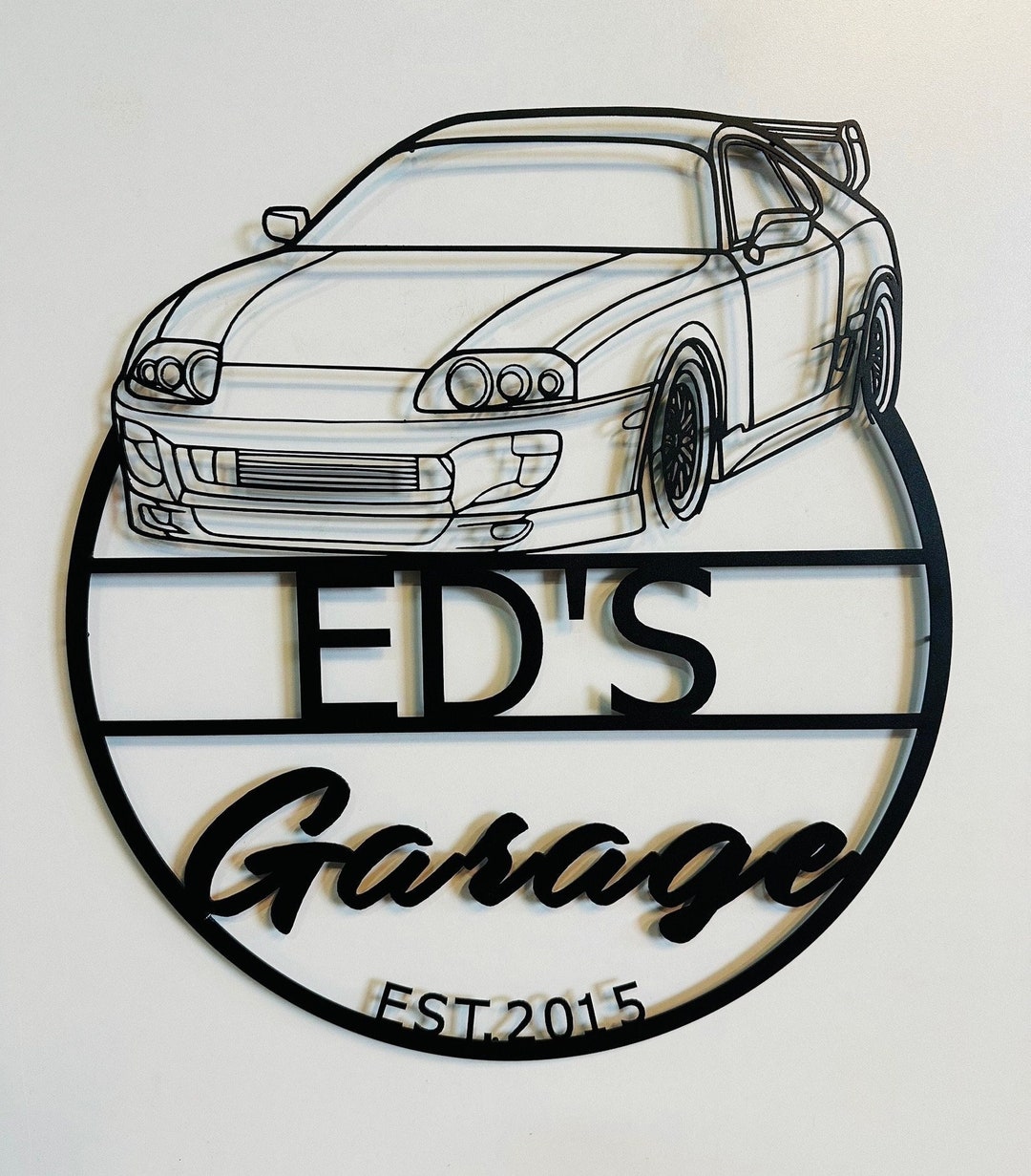 Custom Supra Theme Metal Wall Sign , Custom Supra Metal Decor , Custom ...