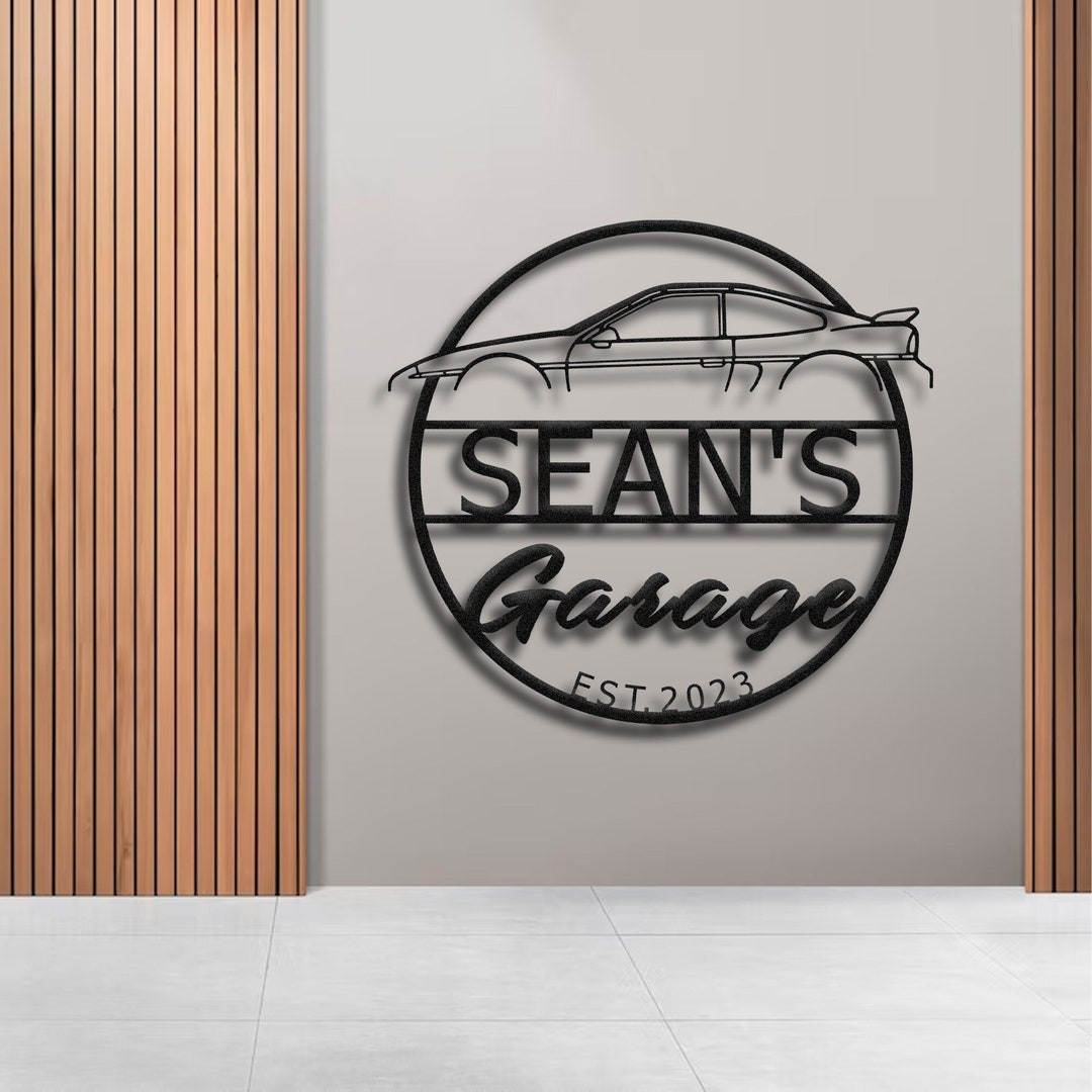 Custom Fiero GT Metal Wall Art: Personalized Garage Sign - Etsy