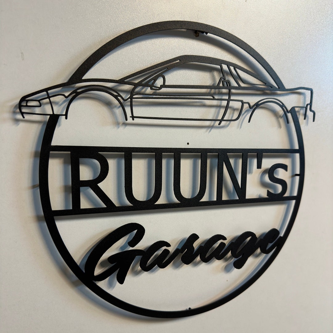 Custom NSX Theme Metal Garage Wall Art Sign - Etsy