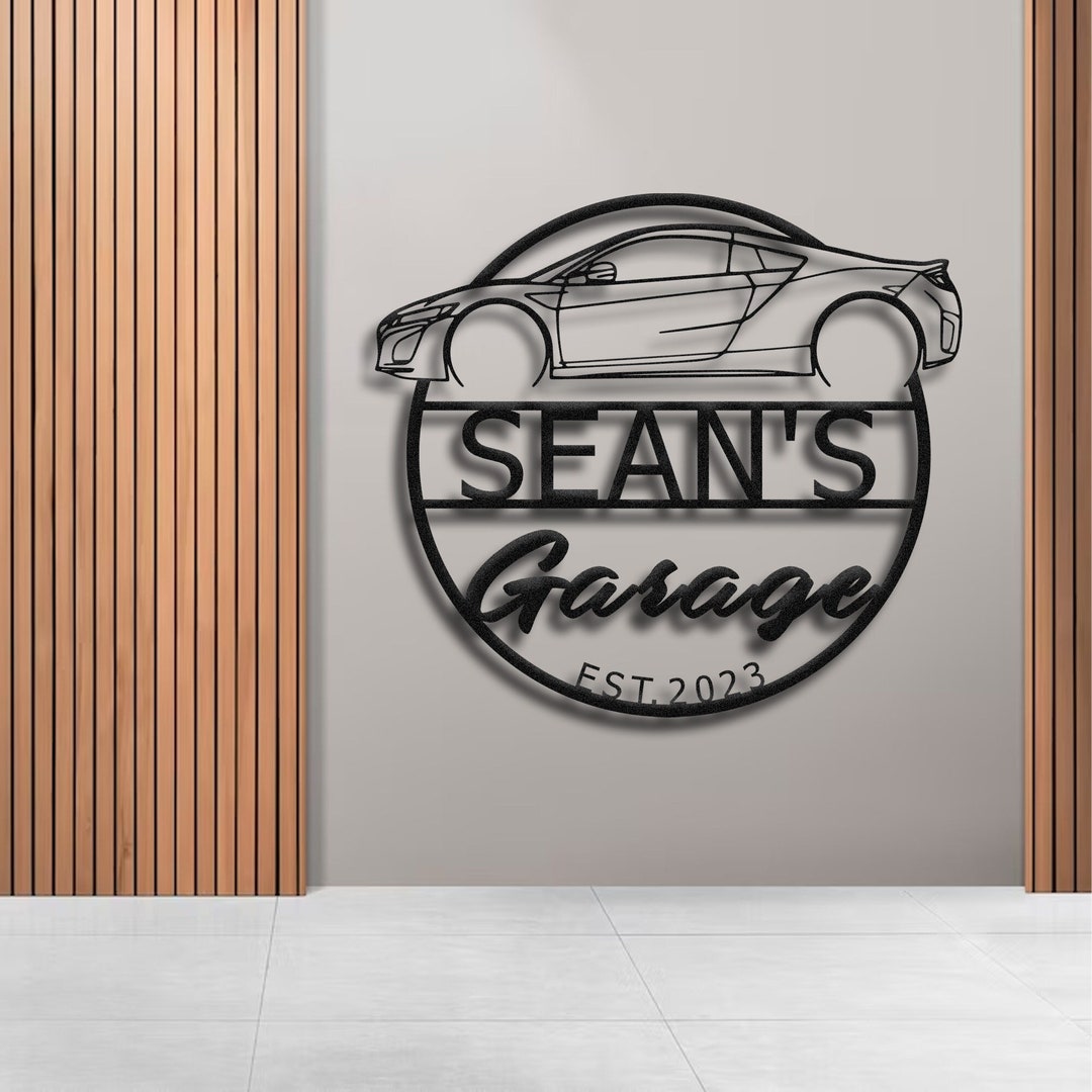 Custom Nsx Theme Metal Wall Sign , Custom Nsx Metal Decor , Custom Nsx ...