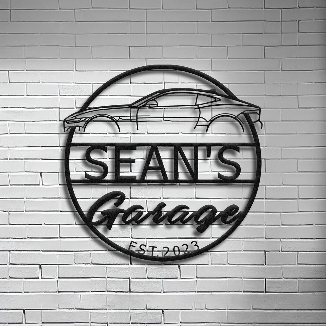 Custom F-type Theme Metal Wall Sign , Custom F-type Metal Decor ...