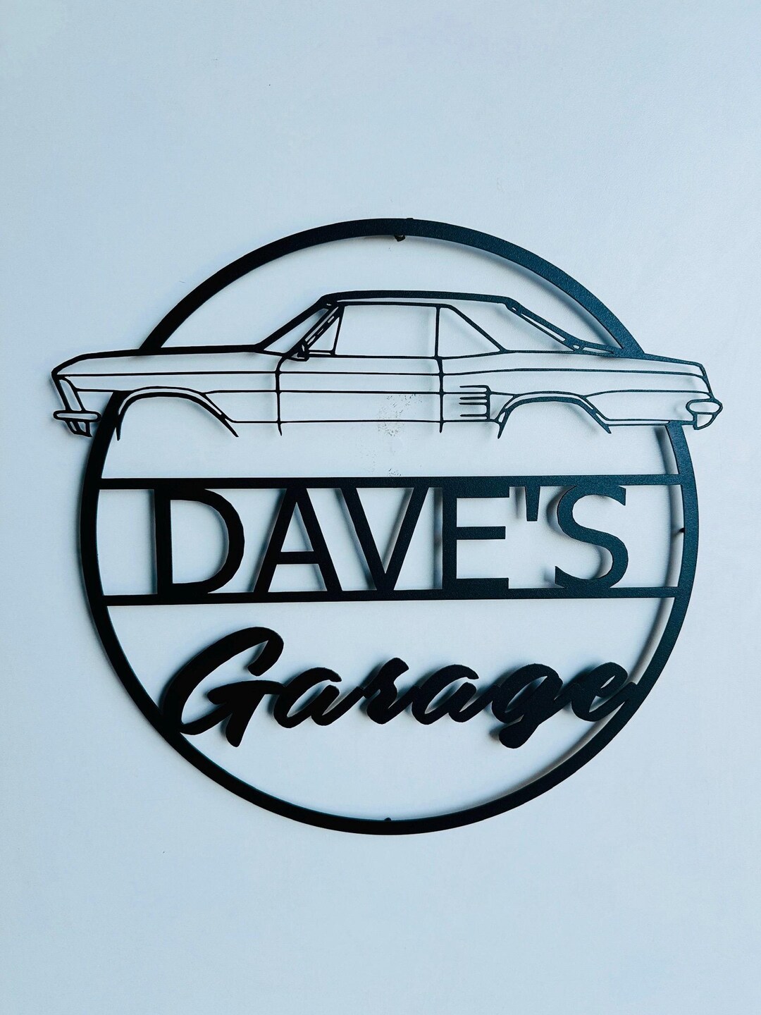Custom 1964 Riviera Theme Metal Wall Art: Personalized Garage Decor - Etsy