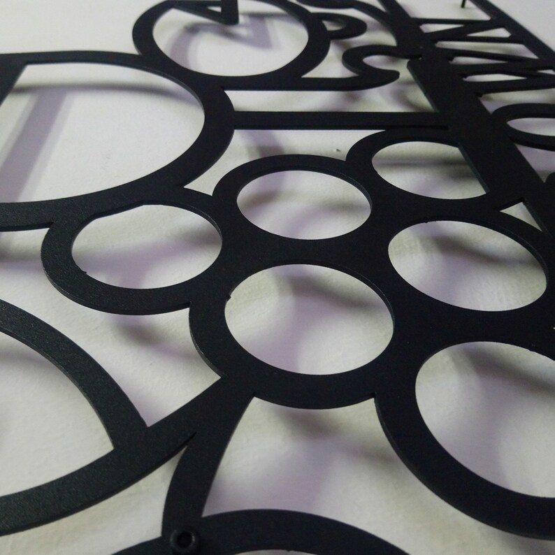 Personalized Kitchen Metal Wall Art Personalized Metal Wine - Etsy