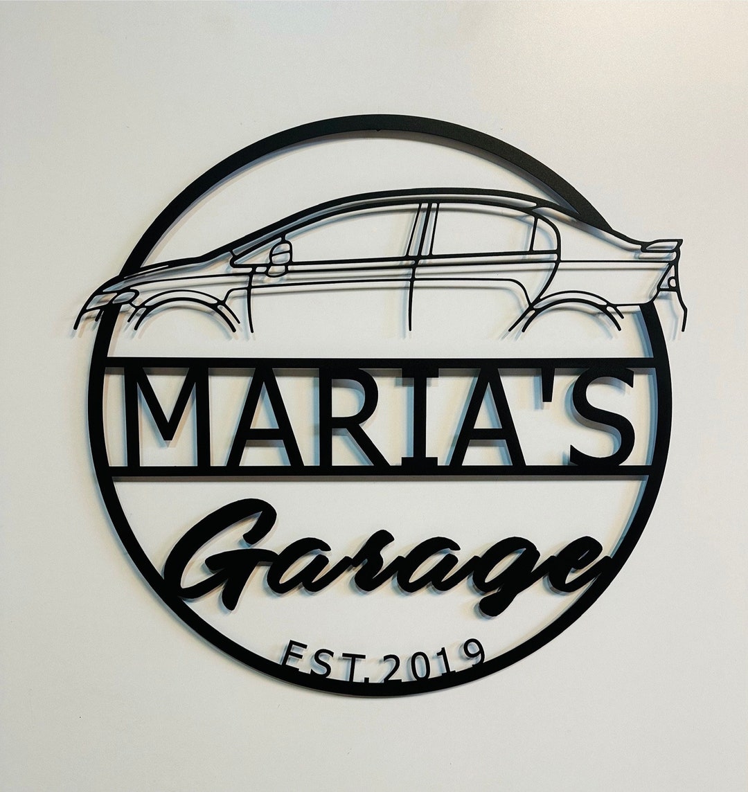 Custom Civic Si 4D Theme Metal Wall Sign , Custom Civic Si 4D Metal ...