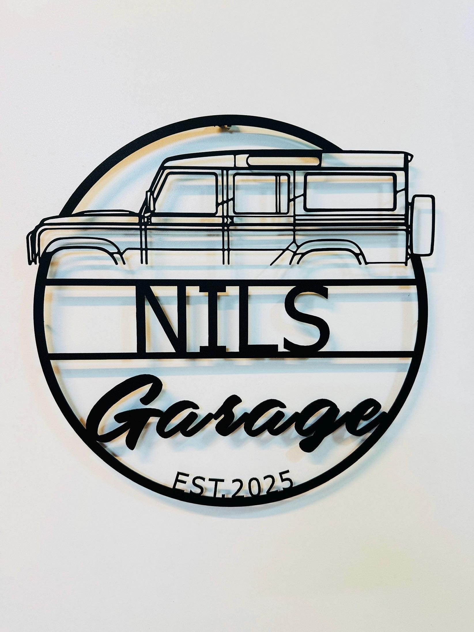 Custom Defender 110 Metal Wall Art: Personalized Garage Decor - Etsy