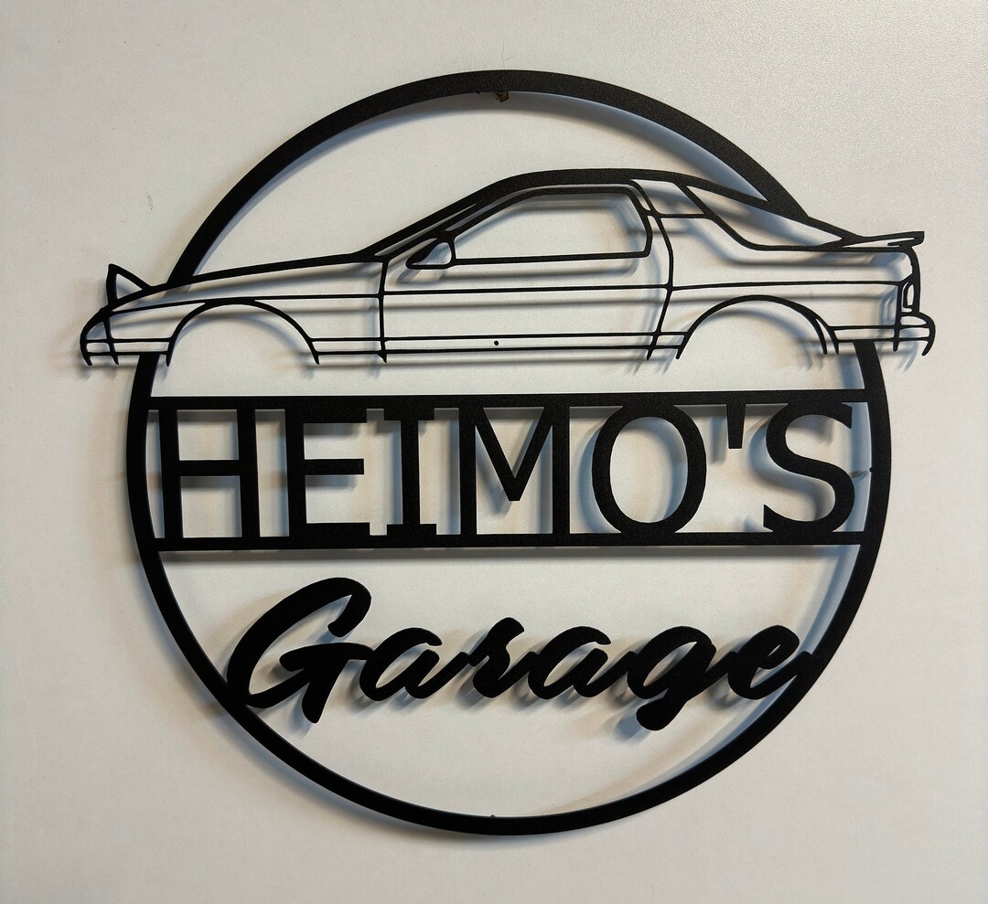 Custom Rx-7 Fc Gtu Theme Metal Wall Sign , Custom Rx-7 Fc Gtu Metal ...