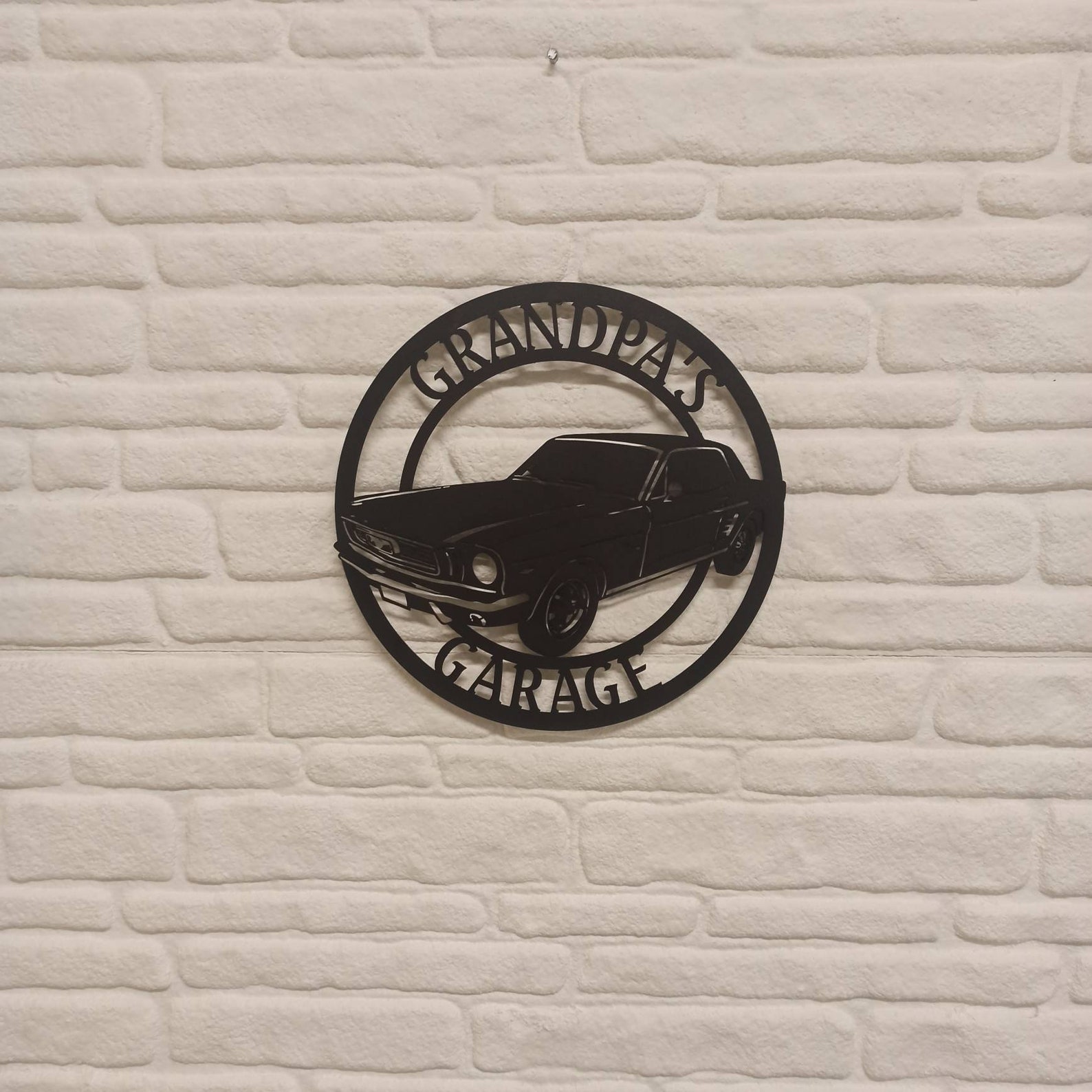 Custom 1966 Mustang Theme Metal Wall Sign Mustang Metal Wall - Etsy