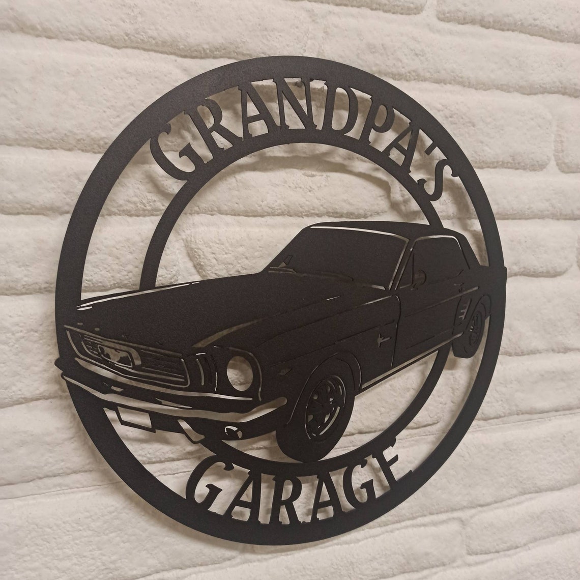 Custom 1966 Mustang Theme Metal Wall Sign Mustang Metal Wall - Etsy