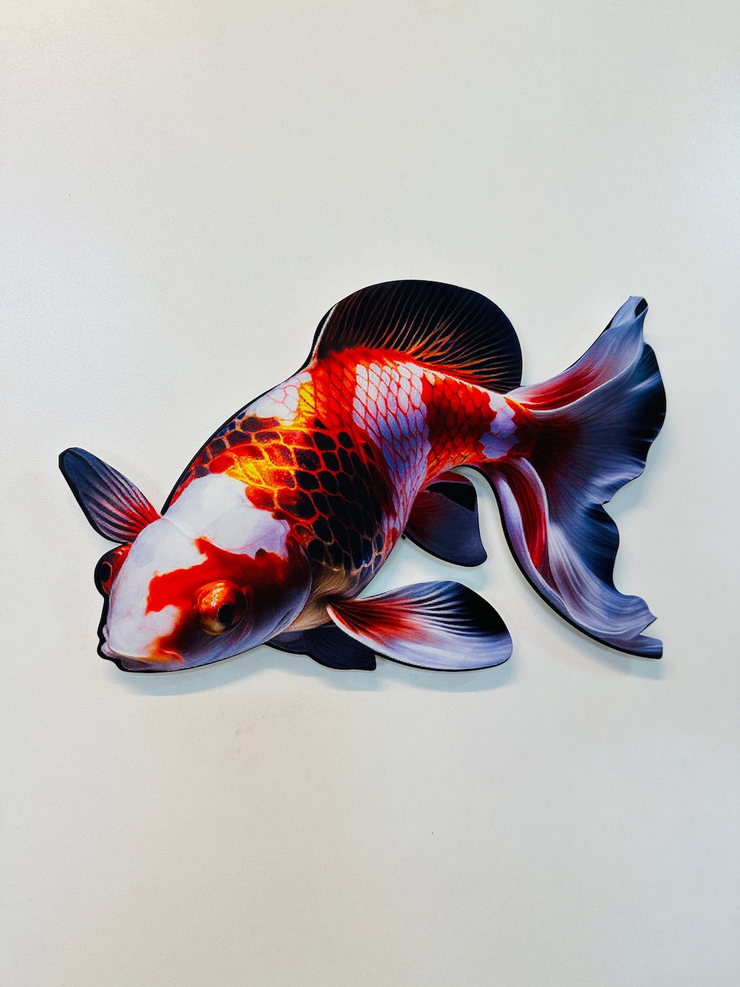 Koi Fish Metal Colorful Decor , Koi Fish Metal Wall Art - Etsy