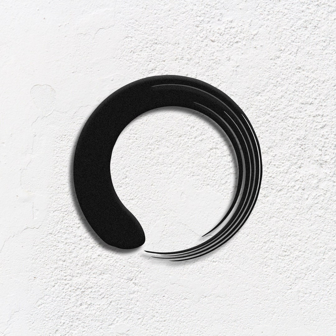 Enso Theme Metal Wall Sign , Enso Metal Wall Decor , Metal Enso Sign ...