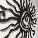 Sun Metal Wall Sign , Outdoor Garden Decor , Sun Metal Wall Hanging ...