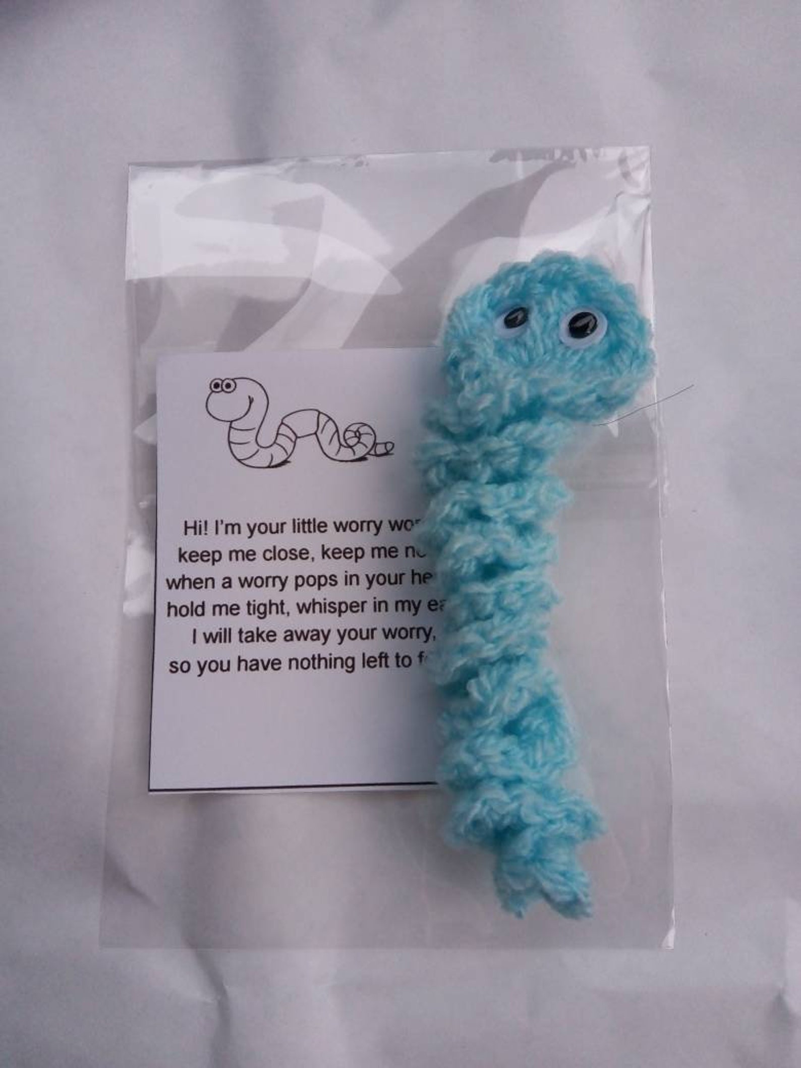 Worry Worm With Googly Eyes - Etsy