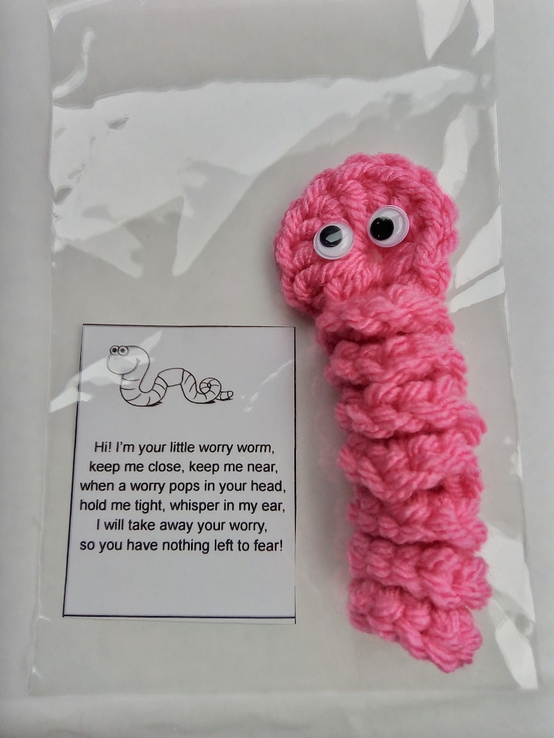 Worry Worm With Googly Eyes - Etsy