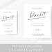 Wedding Blanket Printable Sign Template, Modern Script, Editable to ...