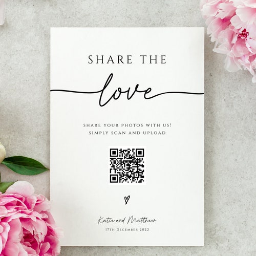 Capture the Love Wedding Sign Template Photo Hashtag Sign - Etsy UK