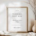 Elegant Wedding Post Box Sign Template: Monogram Printable (digital ...