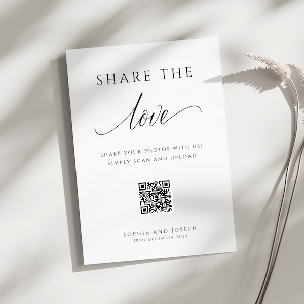 Wedding Qr Code Photo Upload - Etsy
