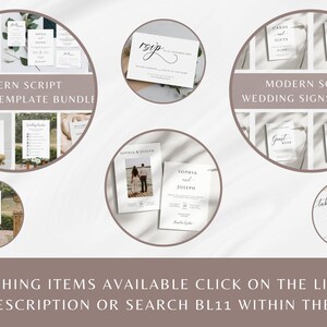 Modern Bathroom Sign Template, Wedding Ladies Gents Basket Printable ...