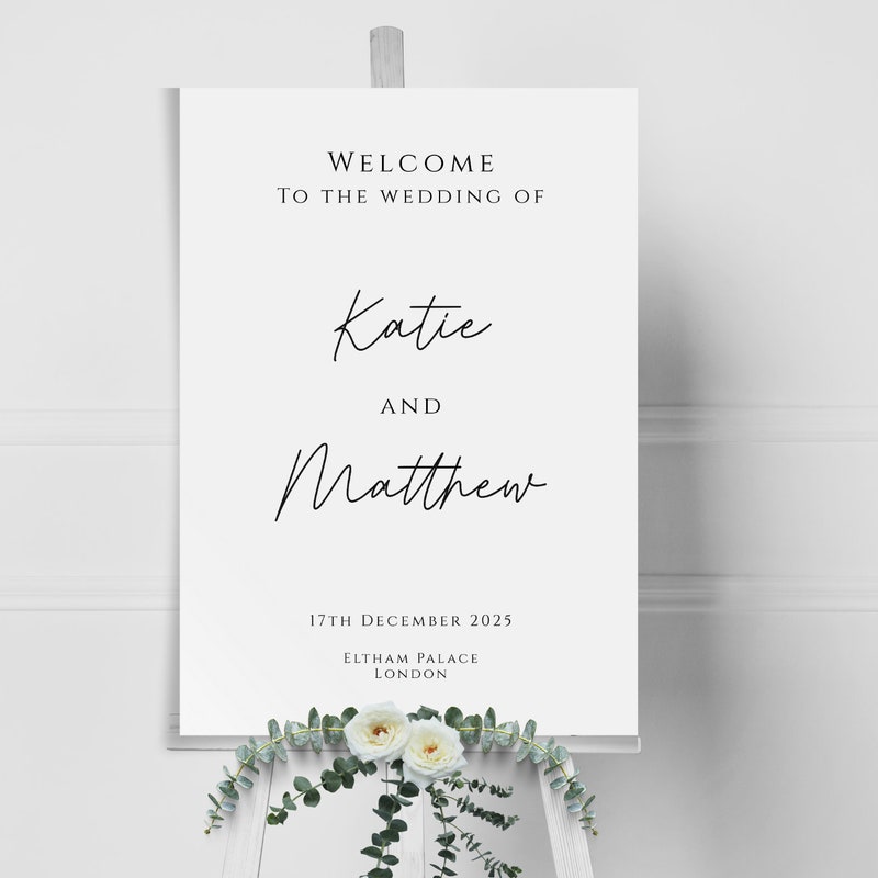 Wedding Welcome Sign - Etsy