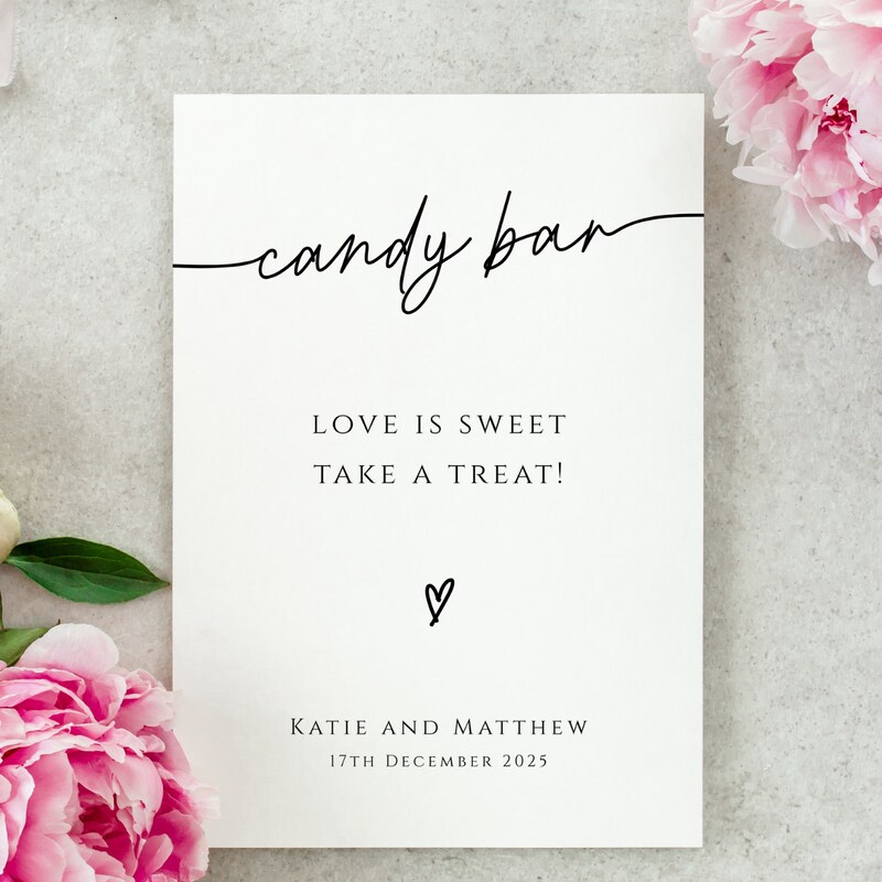 Candy Bar Wedding - Etsy