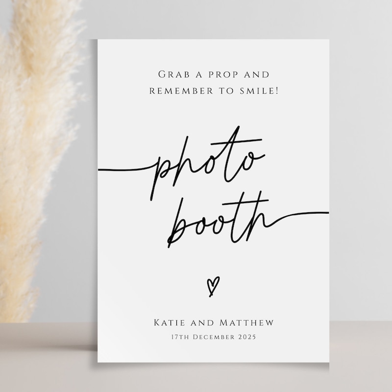 Custom Photo Booth Signs - Etsy