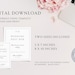 Elegant Wedding Post Box Sign Template: Monogram Printable (digital ...