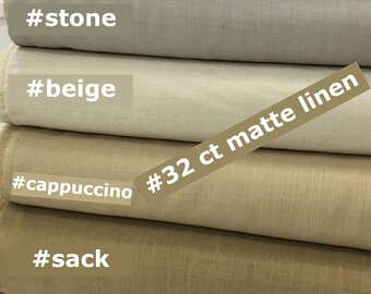 32 Count Linen - Etsy