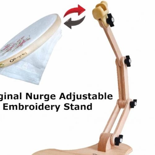 Table-top Embroidery Frame Stand Wood Cross Stitch Hoop - Etsy