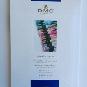 DMC Floss Colour Card With 500 Real Thread,floss Sample,craft Tools ...