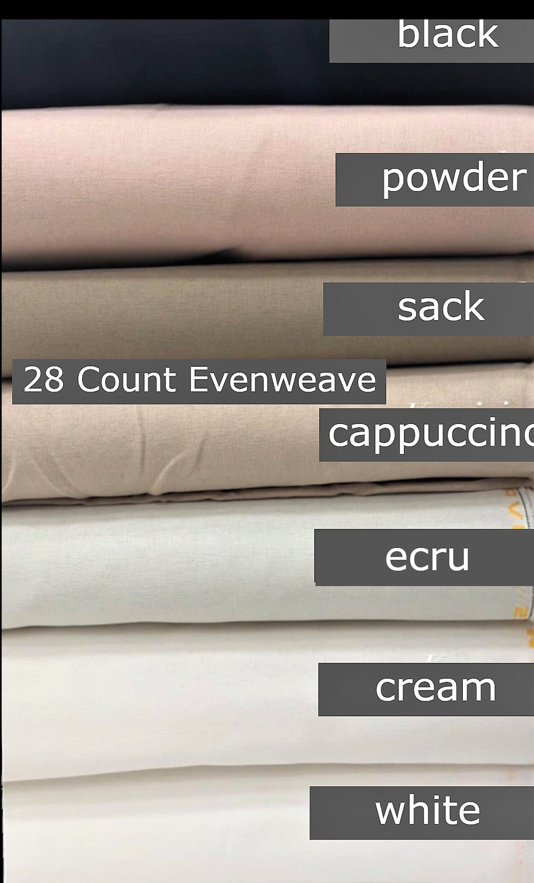 28 Count Evenweave Fabric, 100% Cotton Embroidery Cloth, Cross Stitch ...