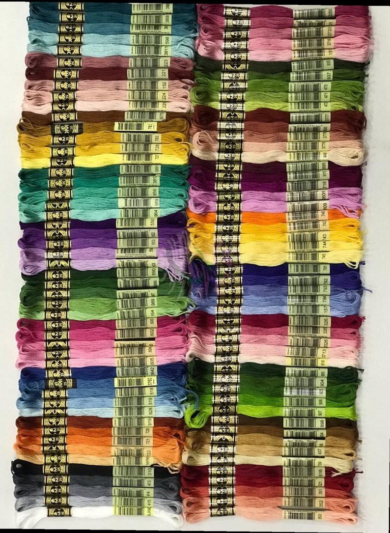 Genuine DMC Floss Set 100 Colors Embroidery Floss Mouliné - Etsy