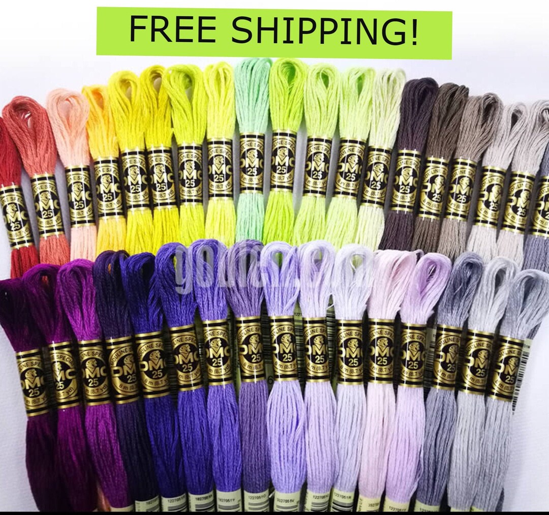 DMC Floss Set 35 New Colors, DMC Skeins Popular Colors,dmc Thread Set ...